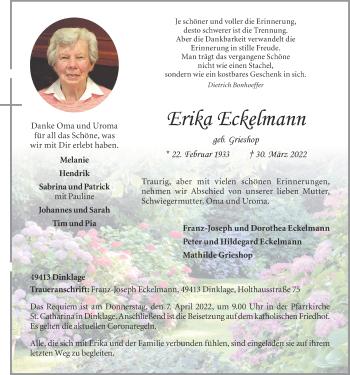 Traueranzeigen | om-trauer.de