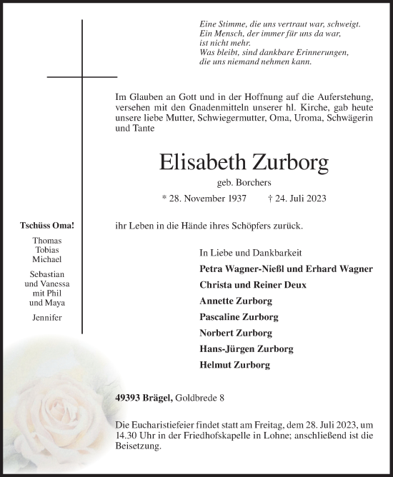 Traueranzeigen | om-trauer.de