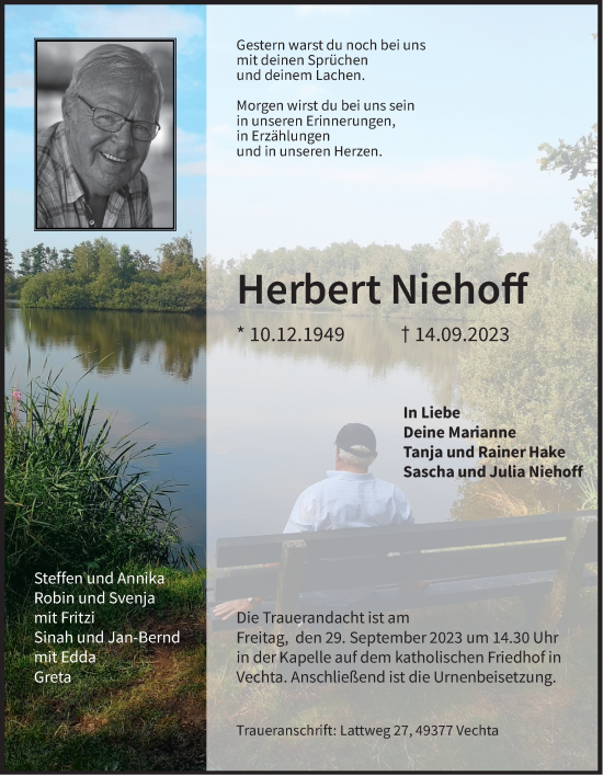 Traueranzeigen | om-trauer.de