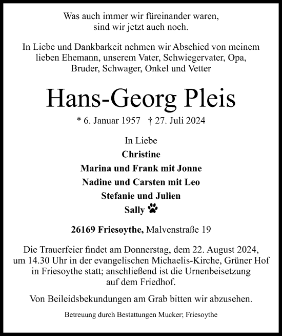 Traueranzeigen | om-trauer.de