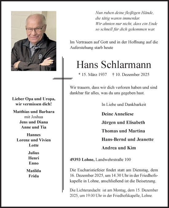 Traueranzeigen | om-trauer.de