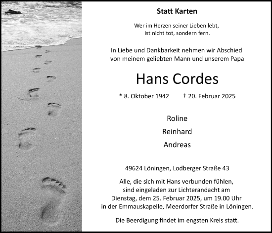 Traueranzeigen | om-trauer.de